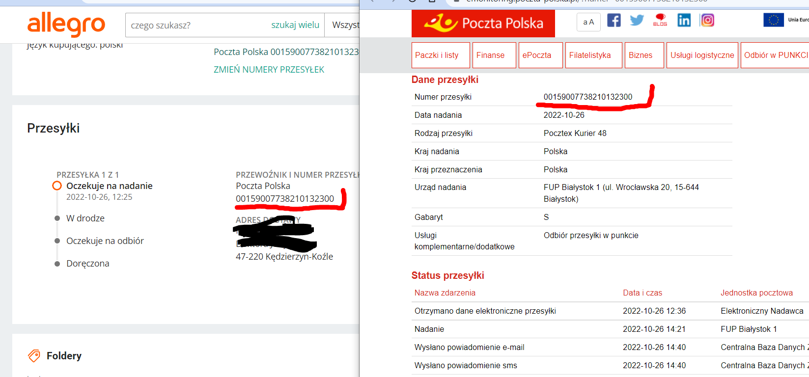 Rozwiązano: Nie aktualizujące się statusy POCZTEX – Strona 4 ...