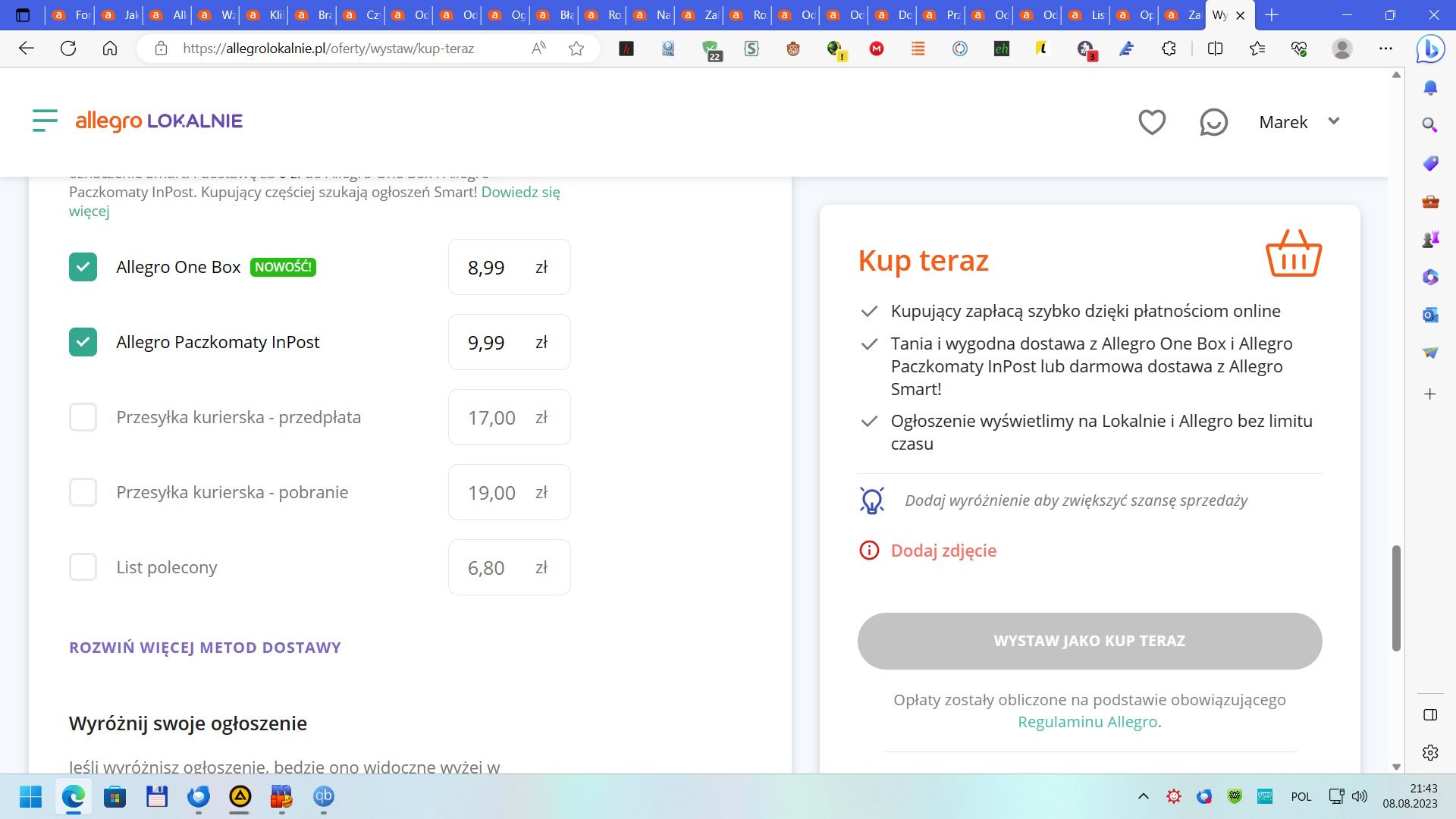 Jak to jest z kosztem przesyłki np głośników? - Społeczność Allegro ...