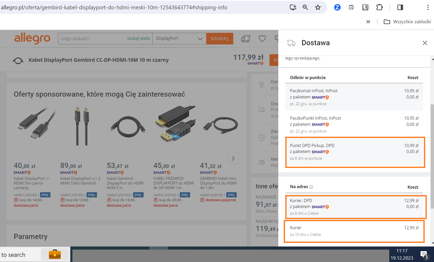 Rozwiązano: Przedłużony czas dostawy dla niektórych przewoźników ...