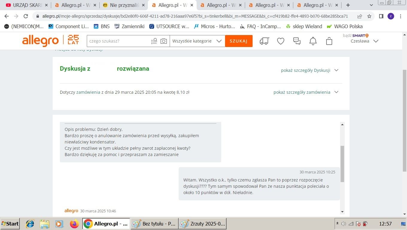 Odrzucony zwrot prowizji i problem z Katalogiem Produktów - Społeczność Allegro - 1007226