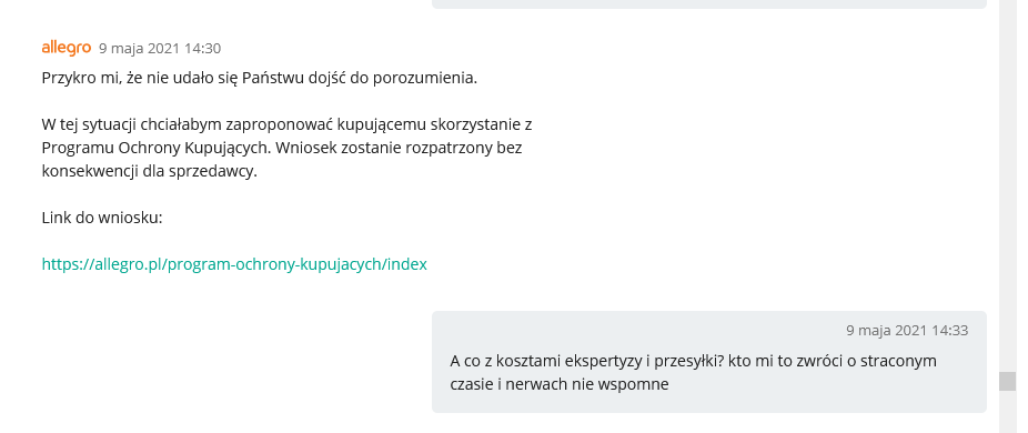 Rozwiązano: Czy po wypłacie POK mam obowiązek zwrócic towar sprzedającemu - Społeczność Allegro ...